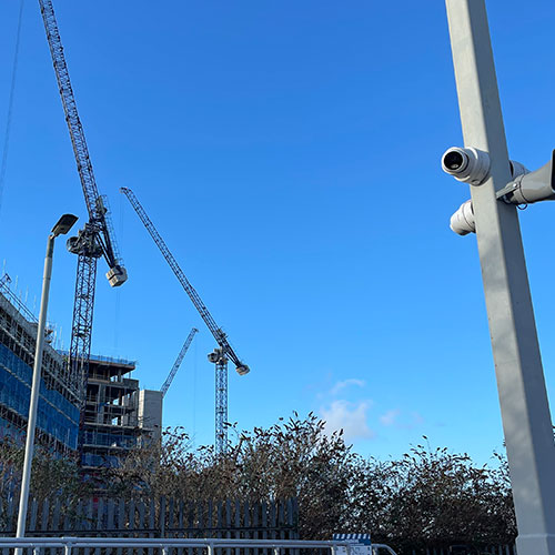 Construction Site CCTV Systems - Elite Security